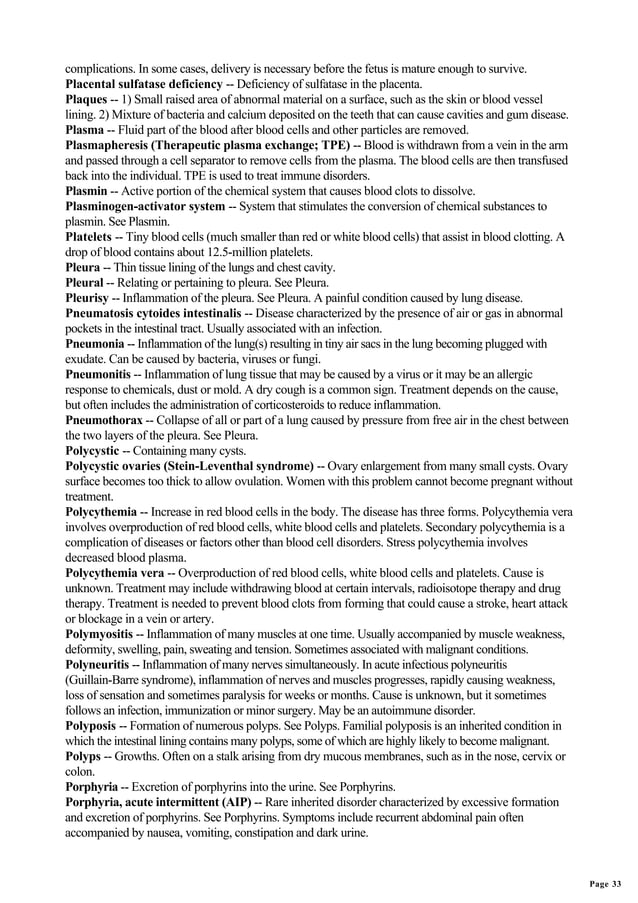 Glossary of medical terms | PDF