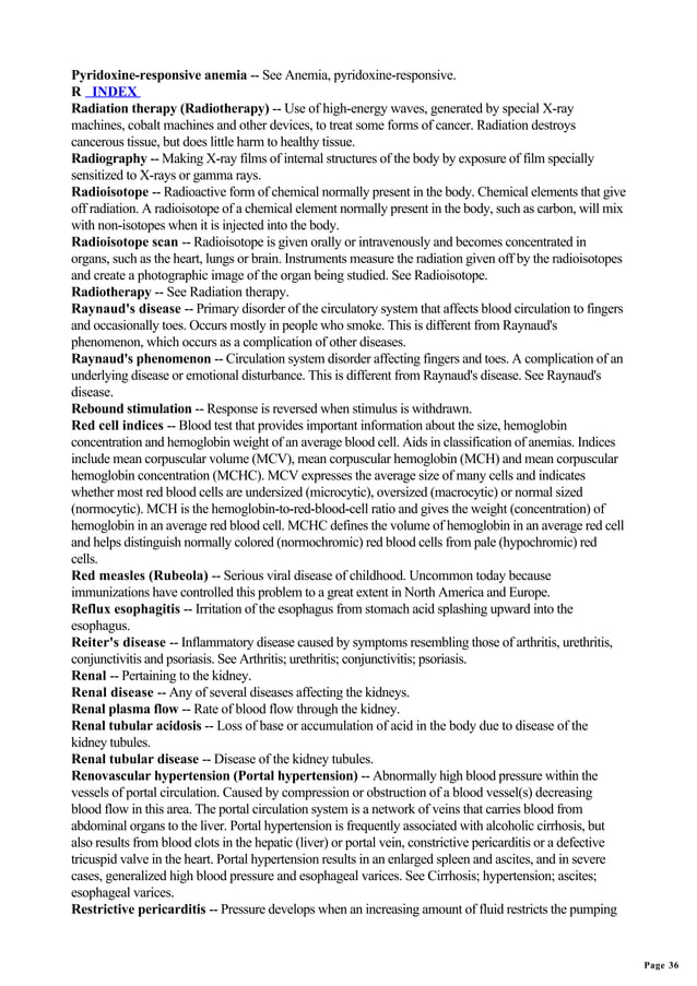 Glossary of medical terms | PDF
