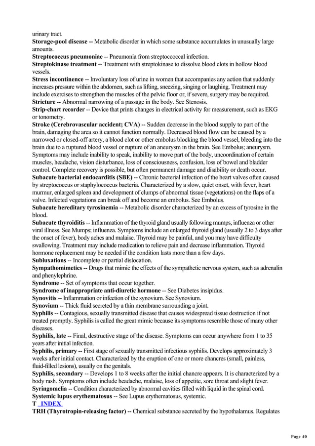 Glossary of medical terms | PDF