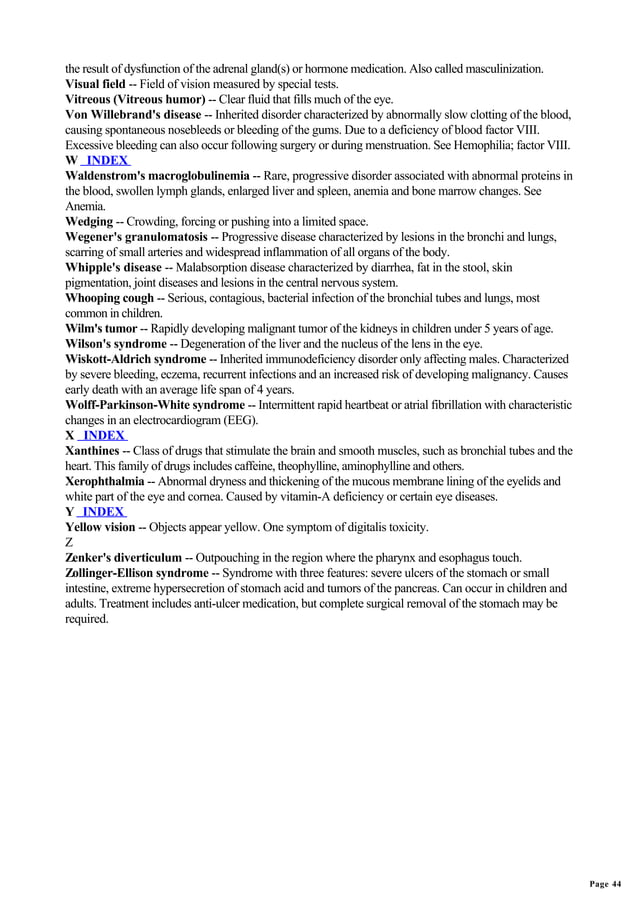 Glossary of medical terms | PDF