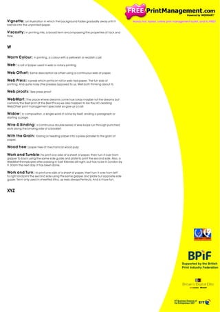 GLOSSARY OF PRINT TERMS IN ENGLISH | PDF