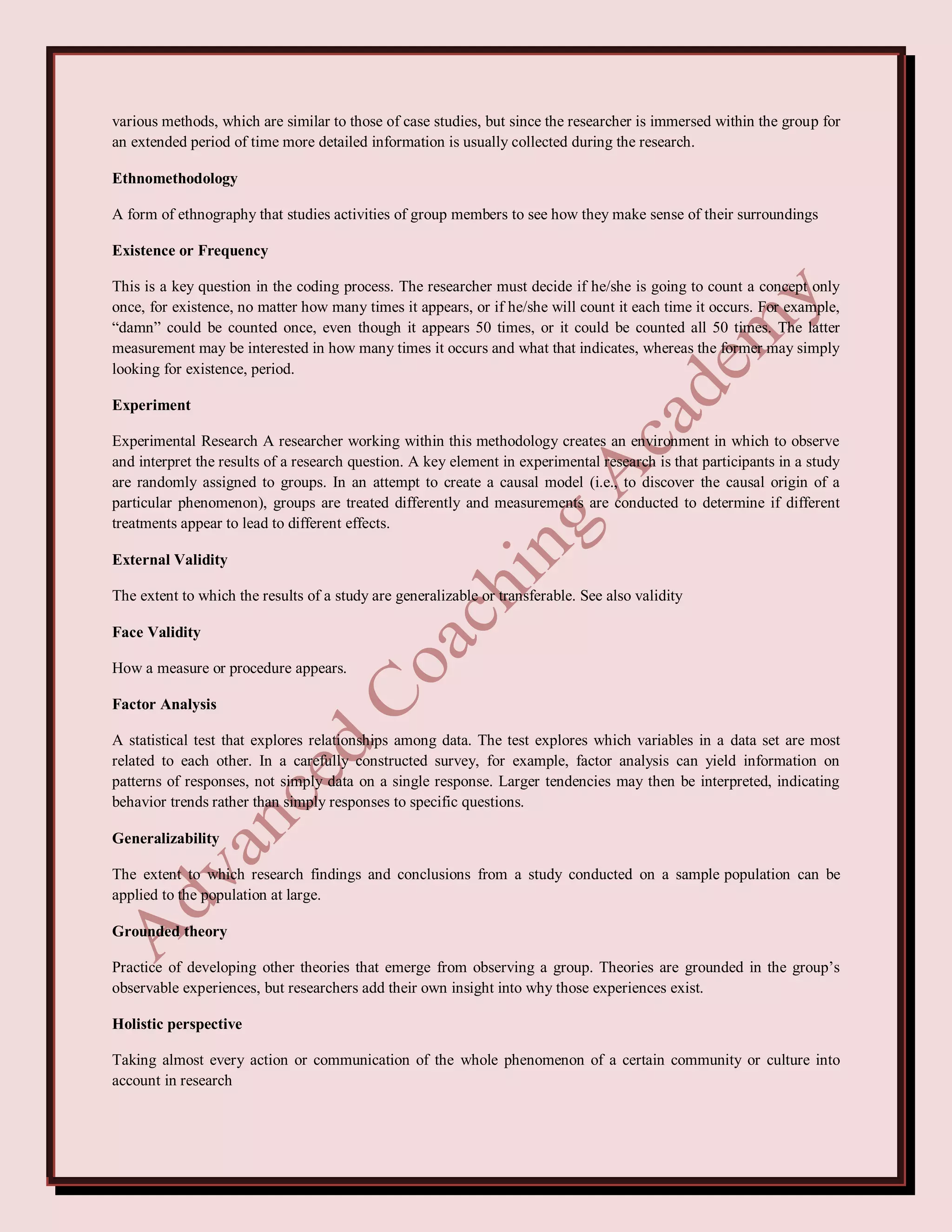 Glossary of Scientific Terms | PDF | Science