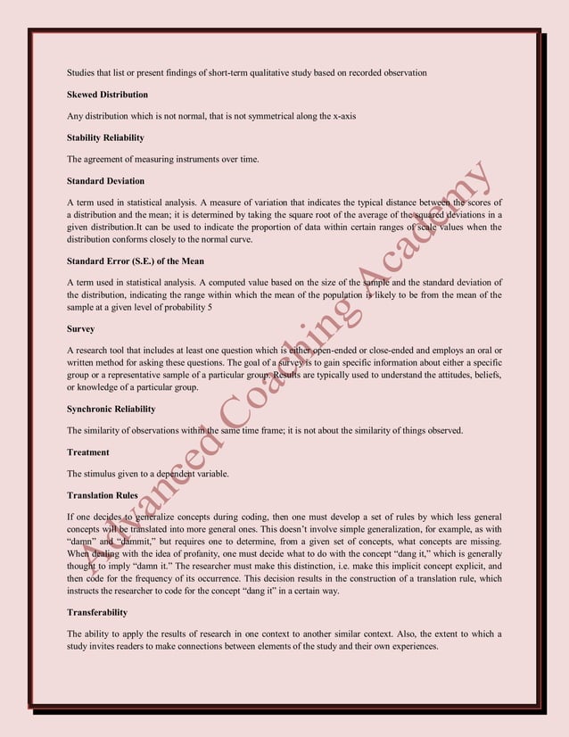 Glossary of Scientific Terms | PDF | Science