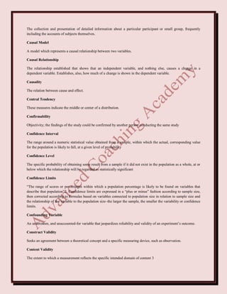 Glossary of Scientific Terms | PDF | Science