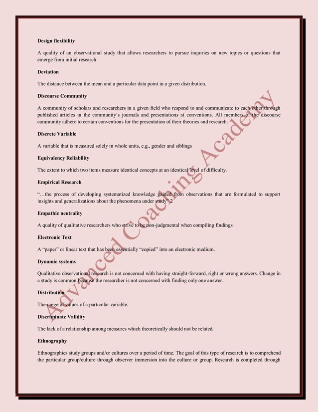 Glossary of Scientific Terms | PDF | Science