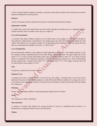 Glossary of Scientific Terms | PDF | Science