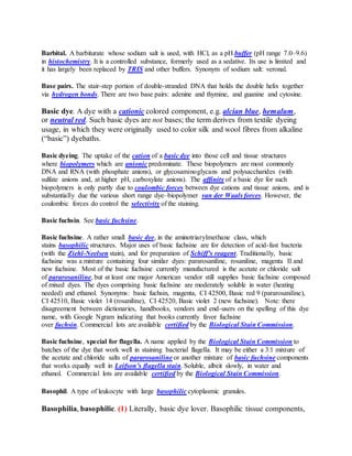 Glossary of staining methods, reagents, immunostaining, terminology and ...