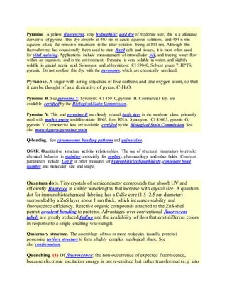 Glossary of staining methods, reagents, immunostaining, terminology and ...