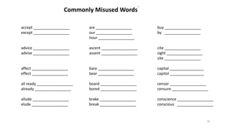 Glossary of Terms | PPTX