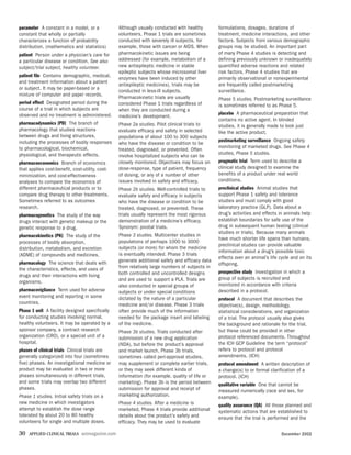 Glossary Of Terms Clinical Research | PDF