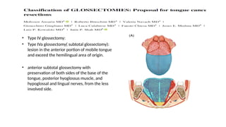 GLOSSECTOMY AND RECONSTRYCTION HEAD AND NECK CANCER | PPTX
