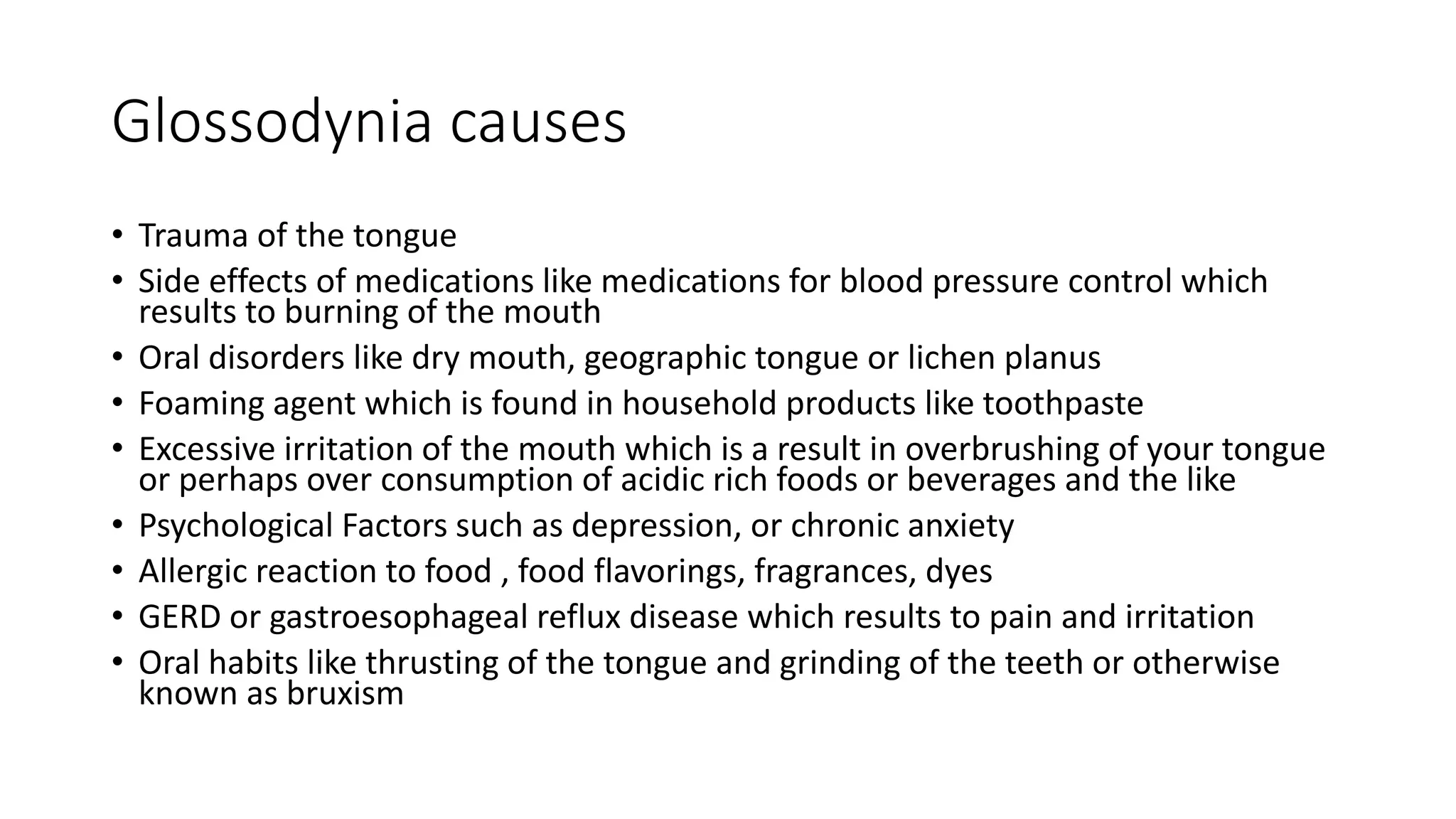Glossodynia | PPTX