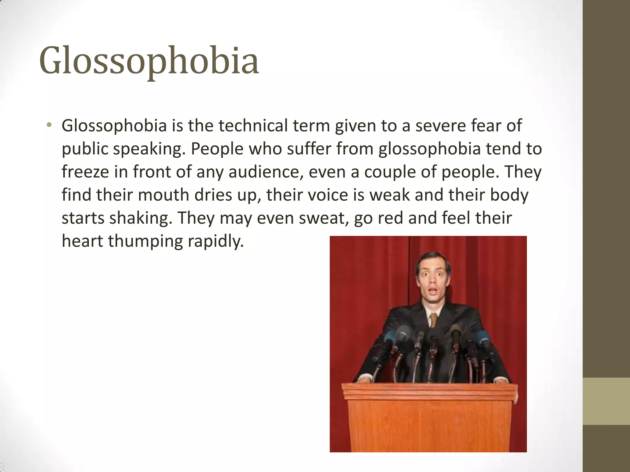 Glossophobia | PPSX