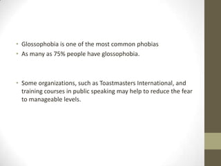 Glossophobia | PPSX