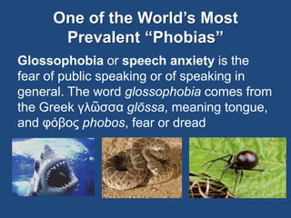 Overcoming Glossophobia | PPTX
