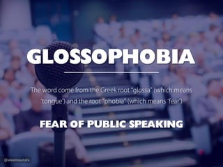 Glossophobia - Fear of Public Speaking | PDF