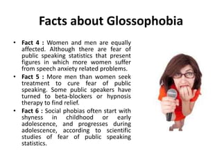 Public Speaking Anxiety Statistics