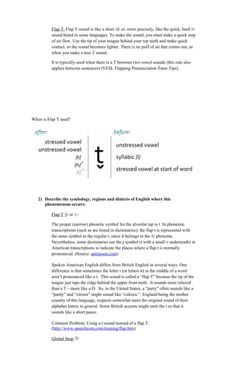Phonetics & Phonology: Glottaling | DOC