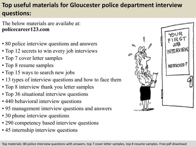 Gloucester police department interview questions | PPT