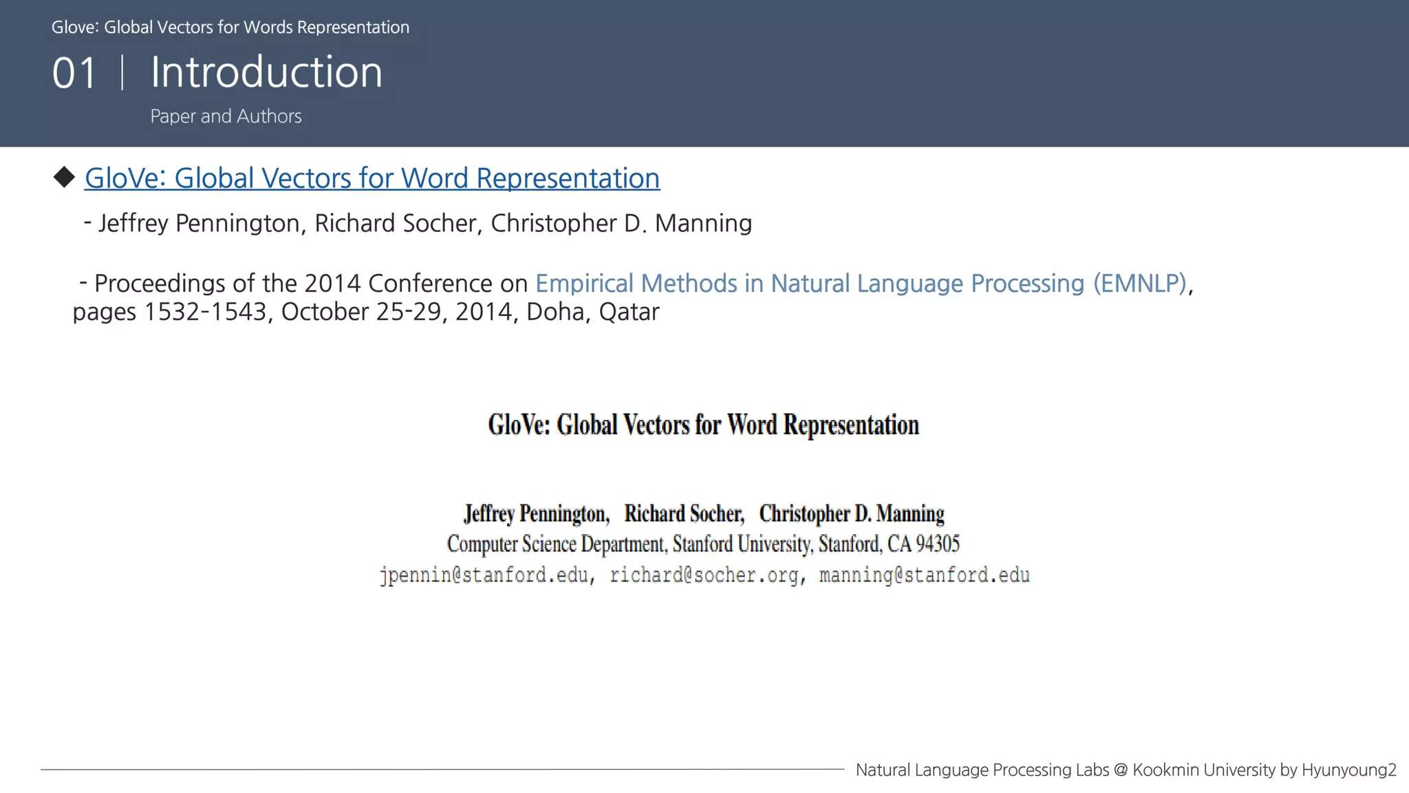 Glove global vectors for word representation | PDF