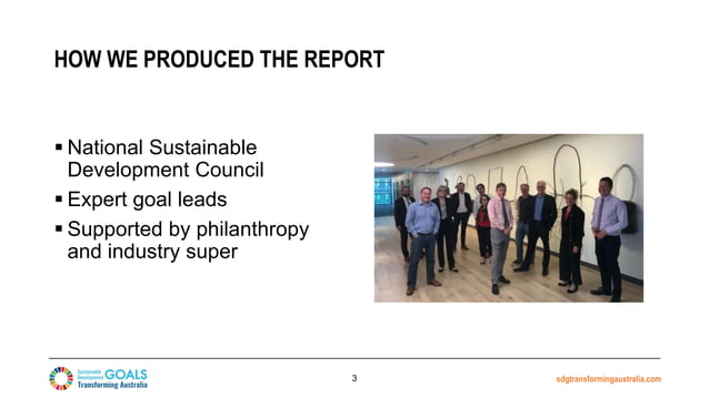 Transforming Australia: SDG Progress Report | PPT