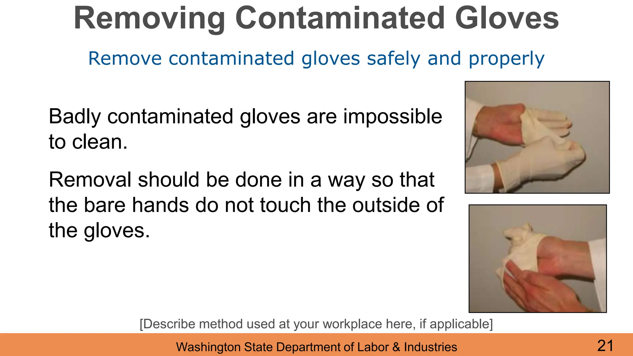 safety gloves . power point presentation | PPT