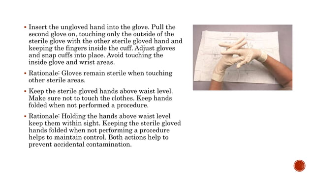 open gloving procedure for return demons | PPTX | First Aid | Injuries