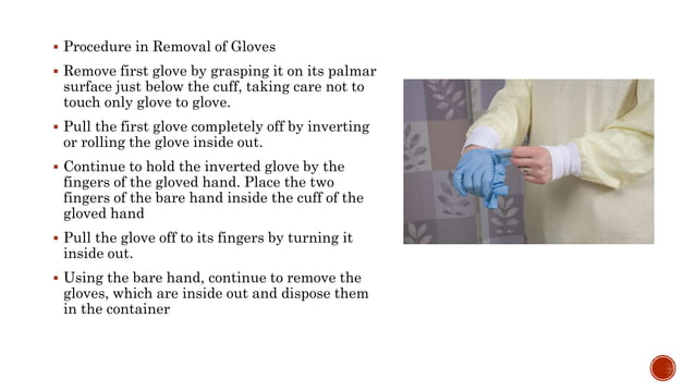open gloving procedure for return demons | PPTX | First Aid | Injuries