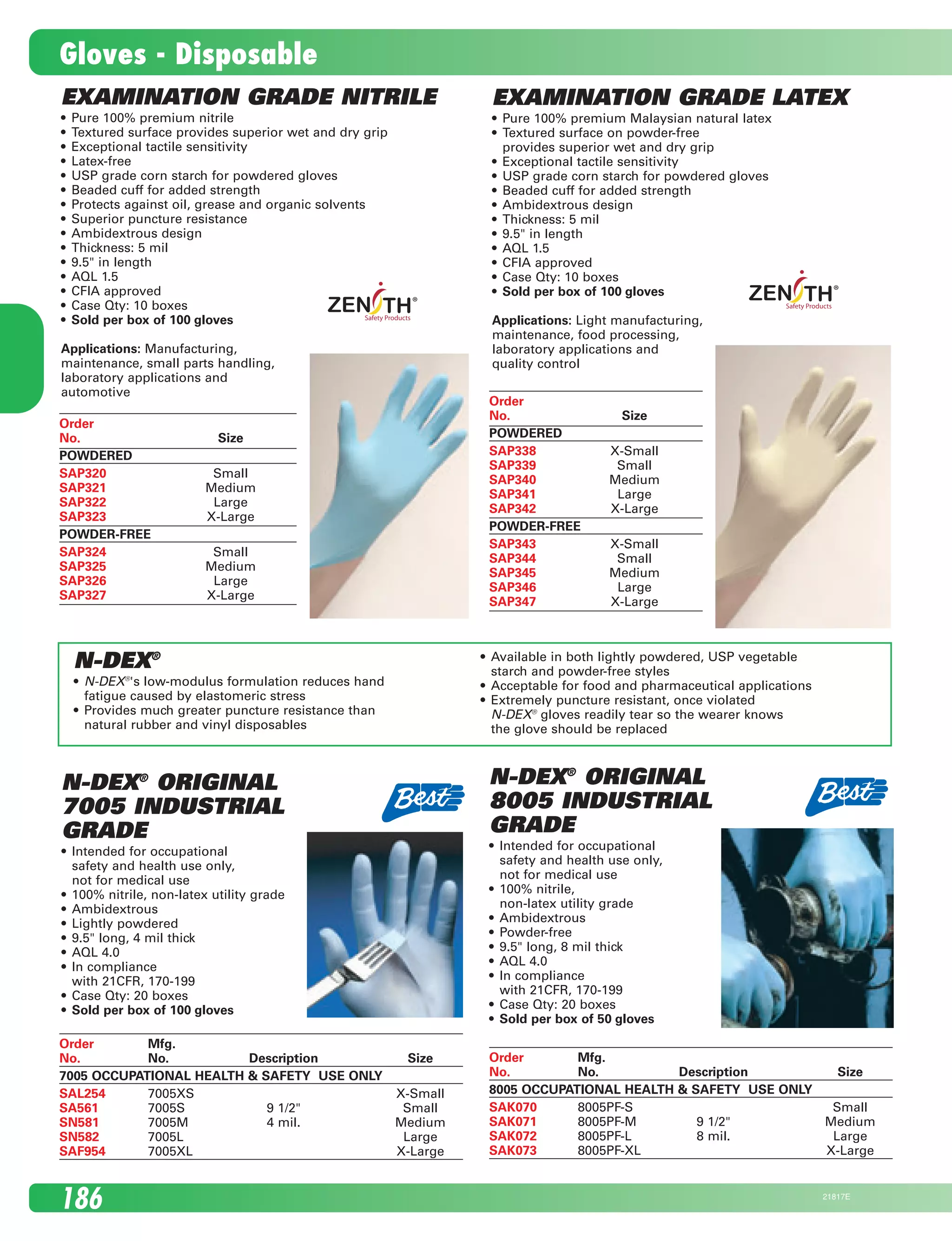 Gloves Selection Guide | PDF