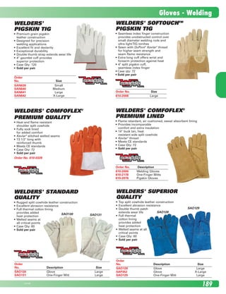 Gloves Selection Guide | PDF