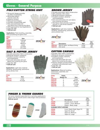 Gloves Selection Guide | PDF