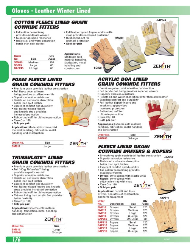 Gloves Selection Guide | PDF