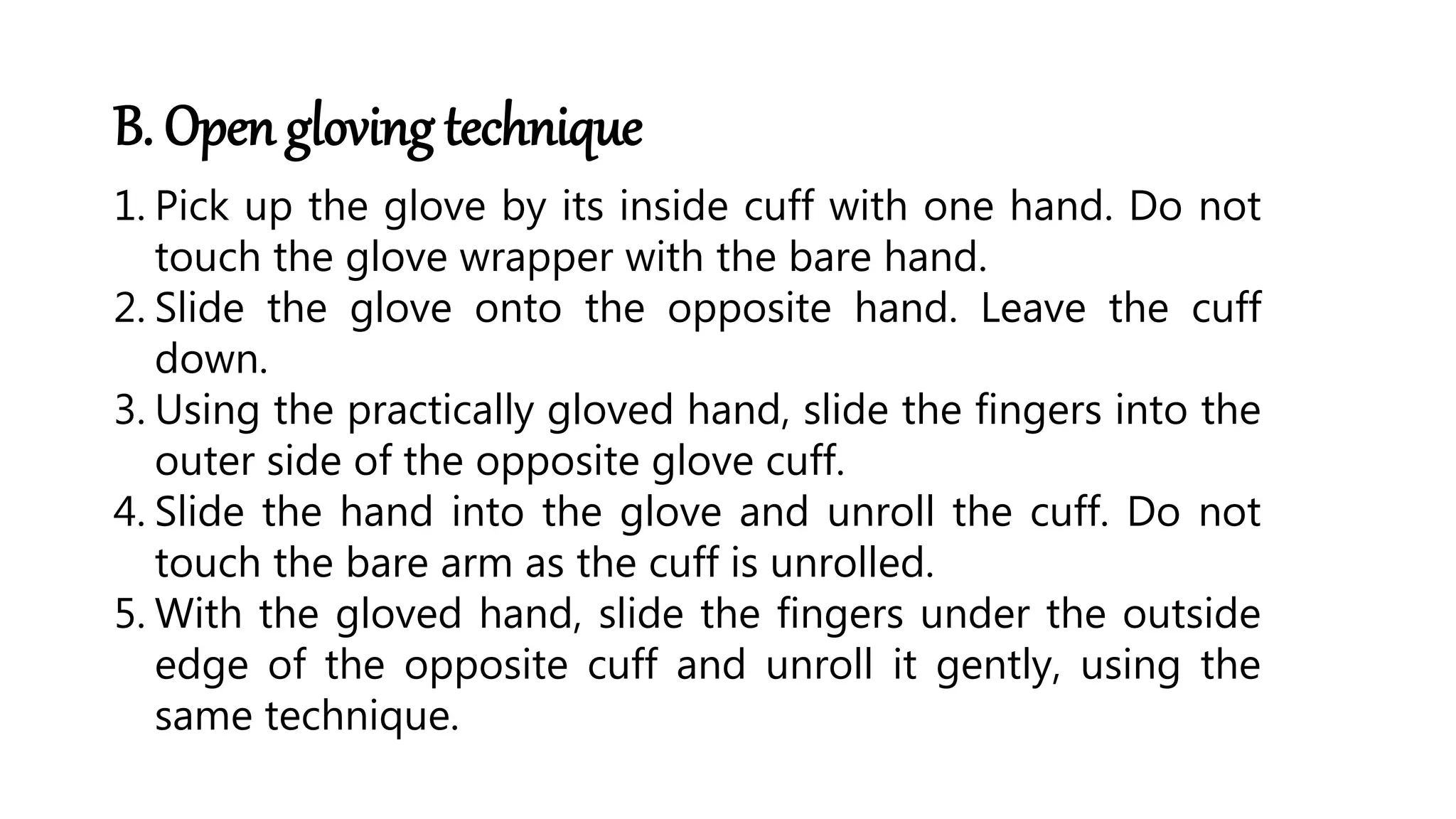 Gloving degloving | PPTX