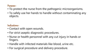 Gloving degloving | PPTX