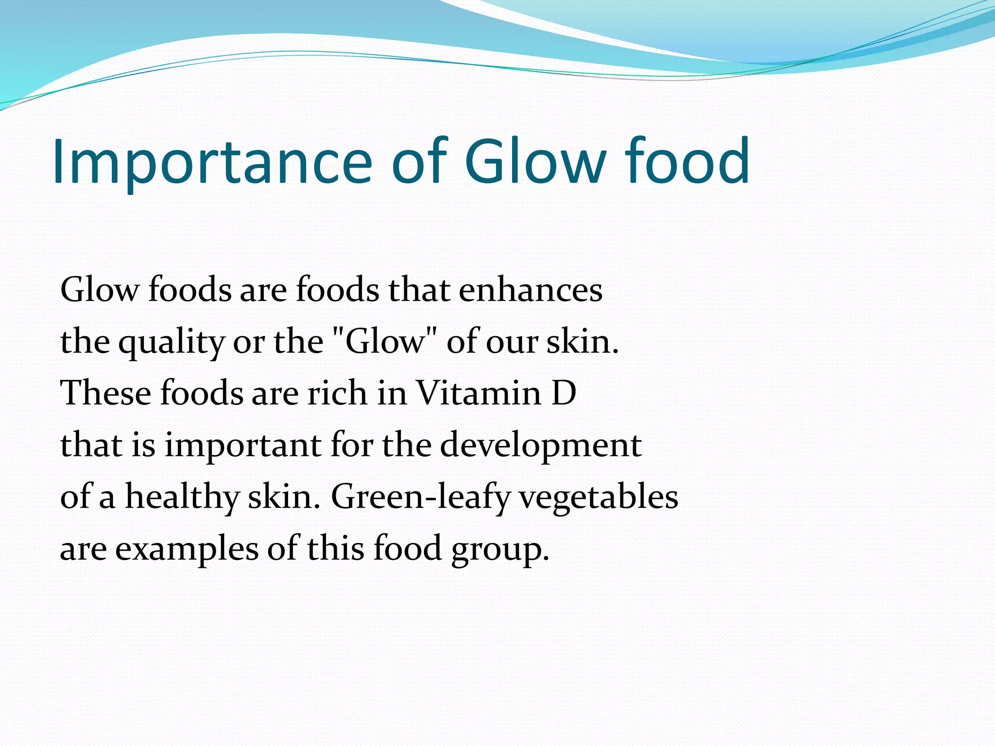 Glow food | PPTX