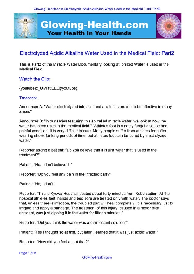 Glowing Health | PDF