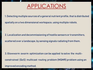 Glowworm Swarm Optimisation PPT | PDF