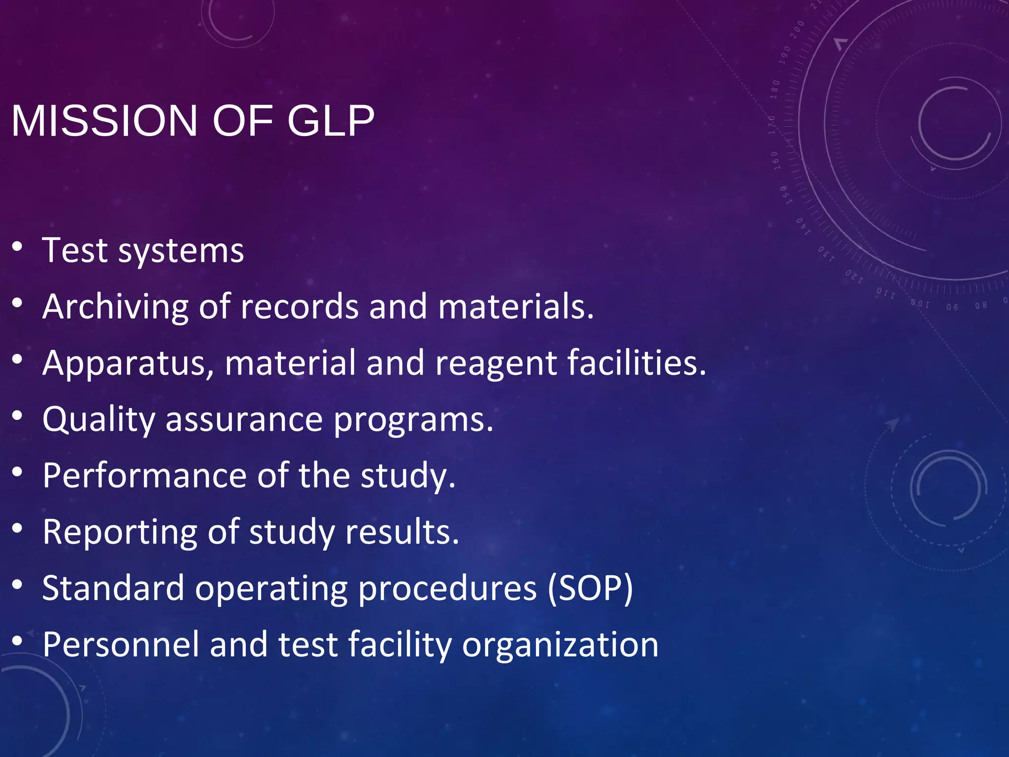 Good Laboratory Practice (GLP) | PPT