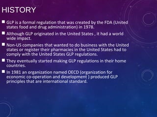 Good Laboratory Practice (GLP) | PPT