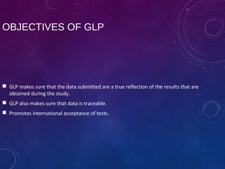 Good Laboratory Practice (GLP) | PPT | Chemistry | Science