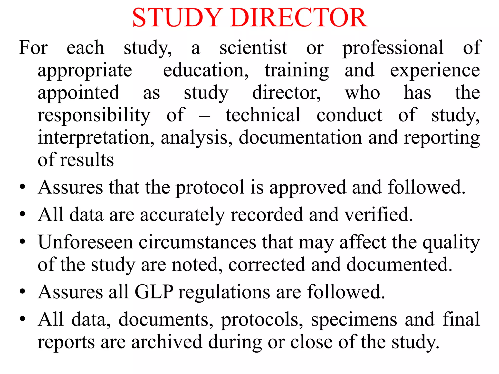 GOOD LABORATORY PRACTICES - A DETAILED STUDY | PPTX