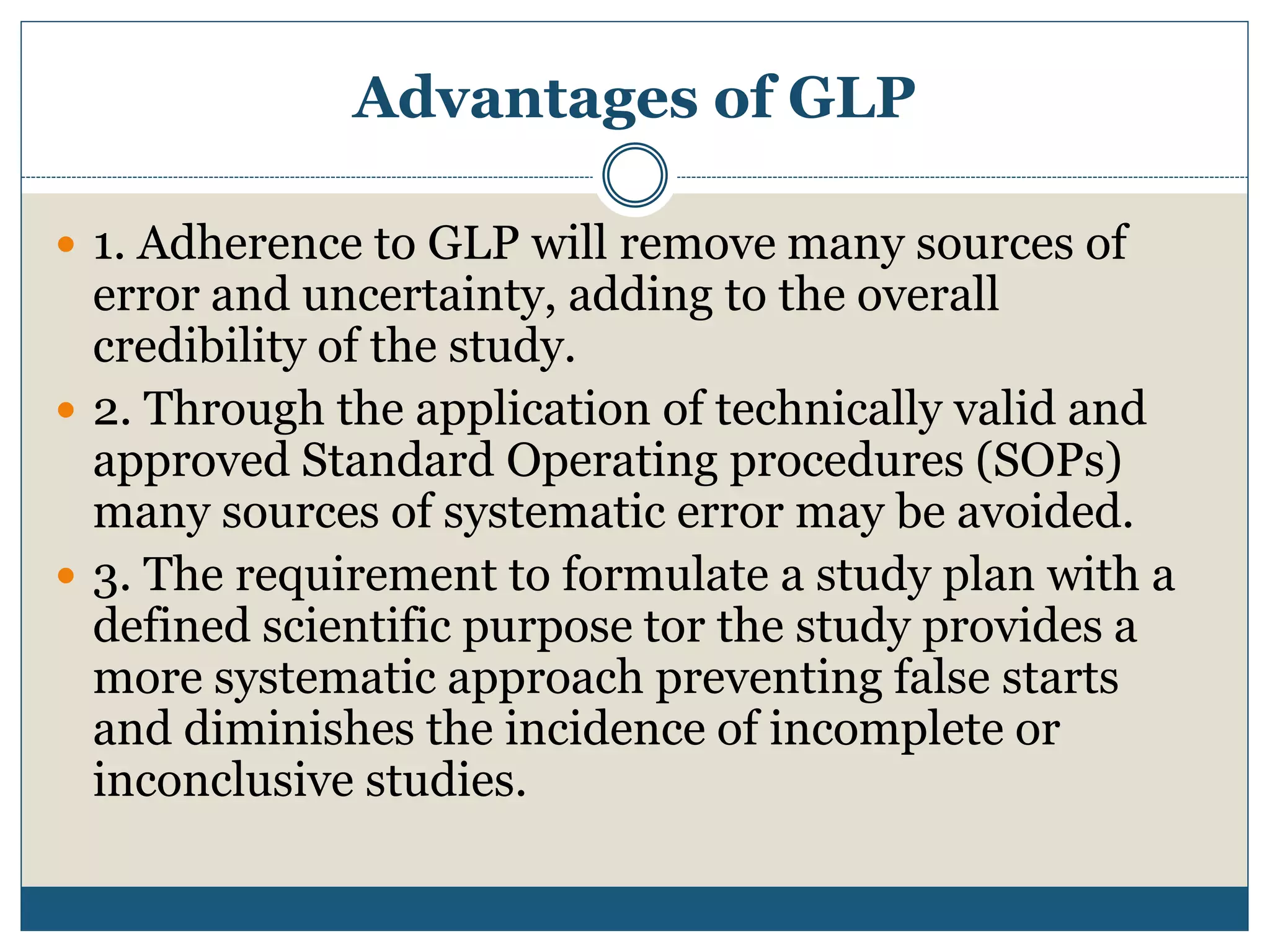Good laboratory practice | PPTX