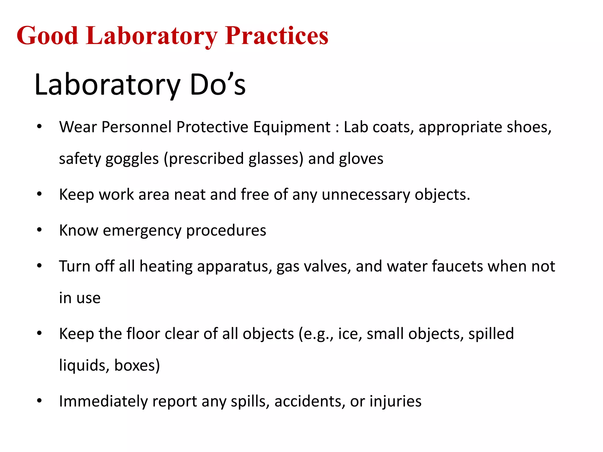Good Laboratory Practice (GLP) | PPTX