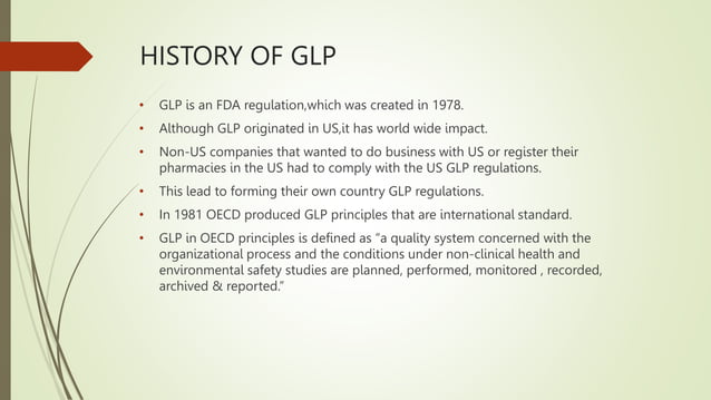GLP.pptx | Pharmaceutical Industry | Industries