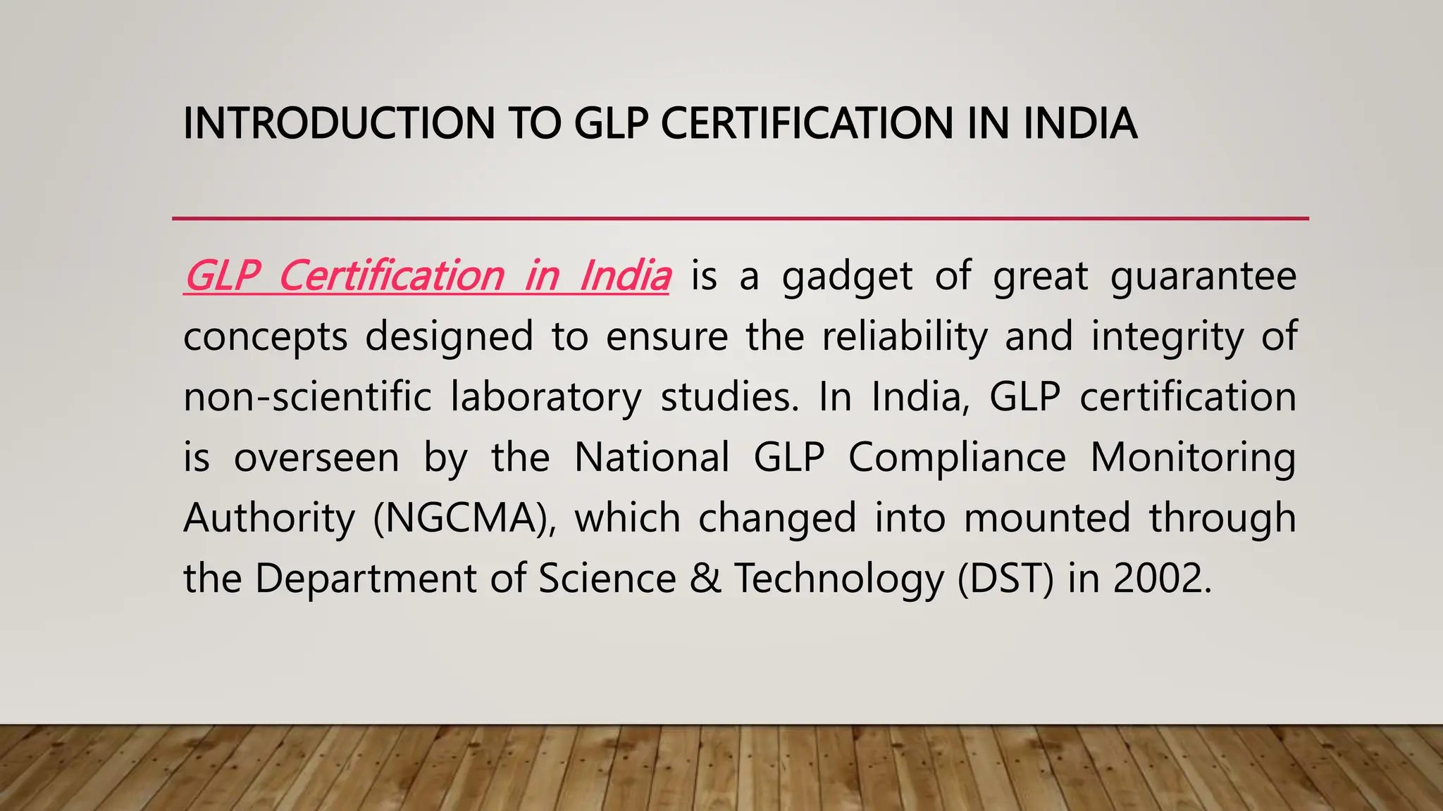 Good laboratory practice certification.pptx