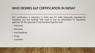 Good laboratory practice certification.pptx