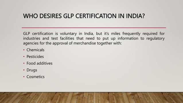 Good laboratory practice certification.pptx