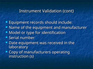 Good Laboratory practices and its principles | PPT