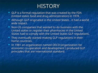 Good Laboratory practices and its principles | PPT
