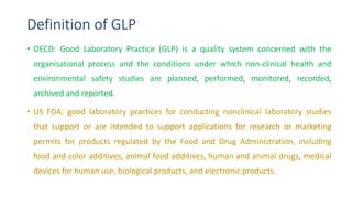 GLP in Pharmaceutical Industry by Dr.A S Charan | PDF